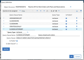 MAF Configuration Practices – Modify Technician app default queries