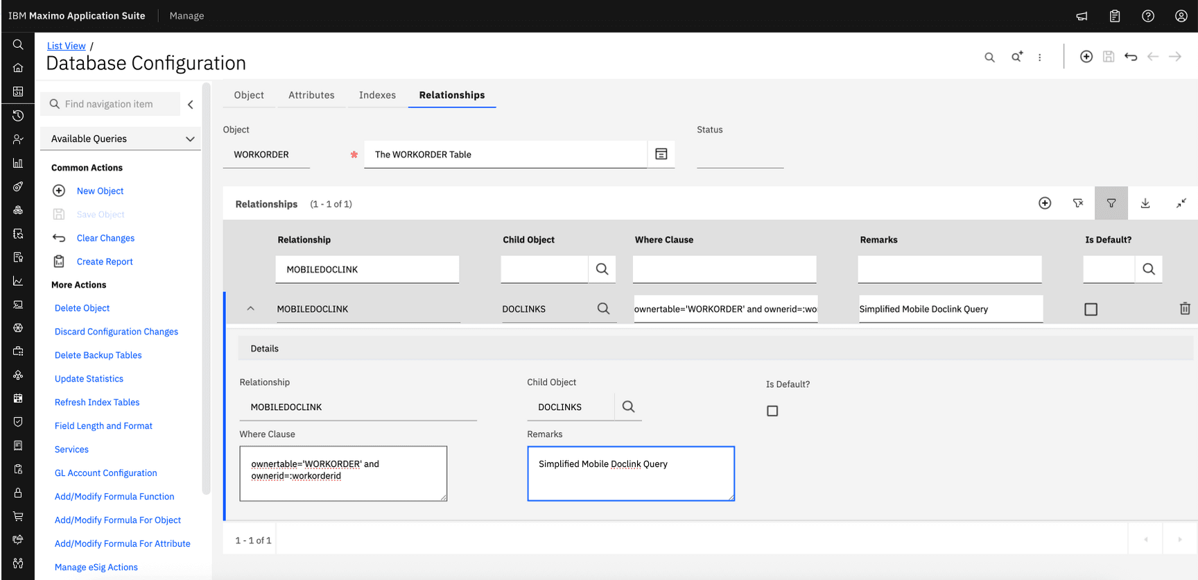 MAF Configuration Practices – Update doclinks to improve performance of mobile data download for ...