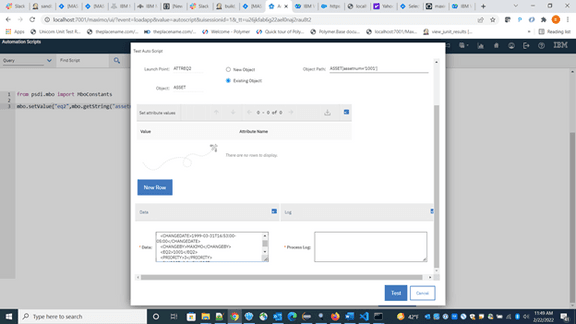 Ibm Maximo Autoscripting Guide Testing A Script